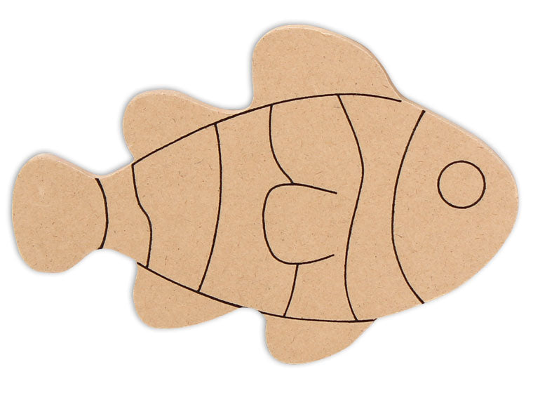 6" Fish Plaque (Includes Glue - a Grout Kit and Assorted Venetian Tile ...