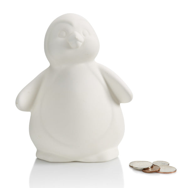 6" Penguin Bank – Creative Arts Studio of Royal Oak
